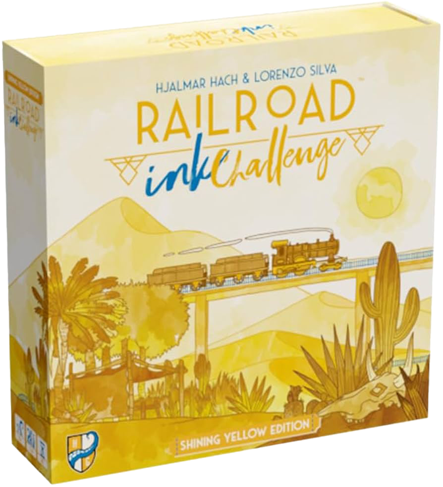 Railroad Ink Challenge Shining Yellow - Meepleopolis